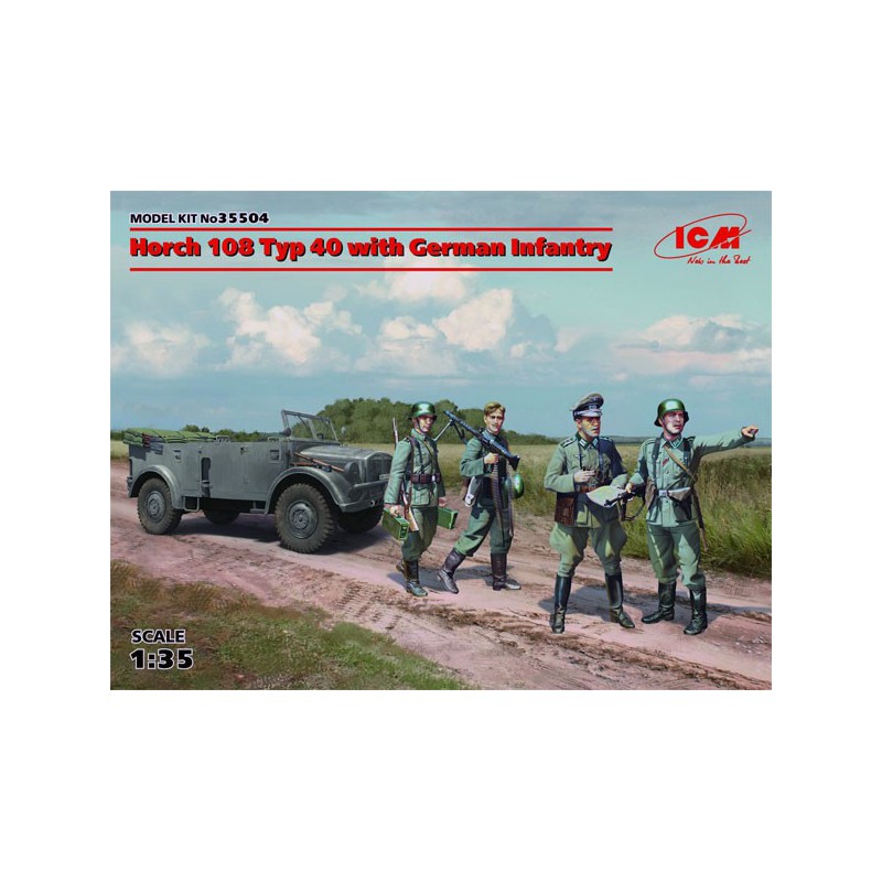 Horch 108 Typ 40 with German Infantry - HOBBY PARK