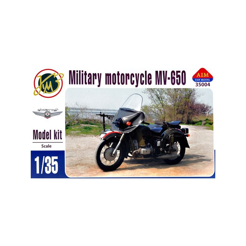 Soviet military motorcycle MV-650 with sidecar - HOBBY PARK